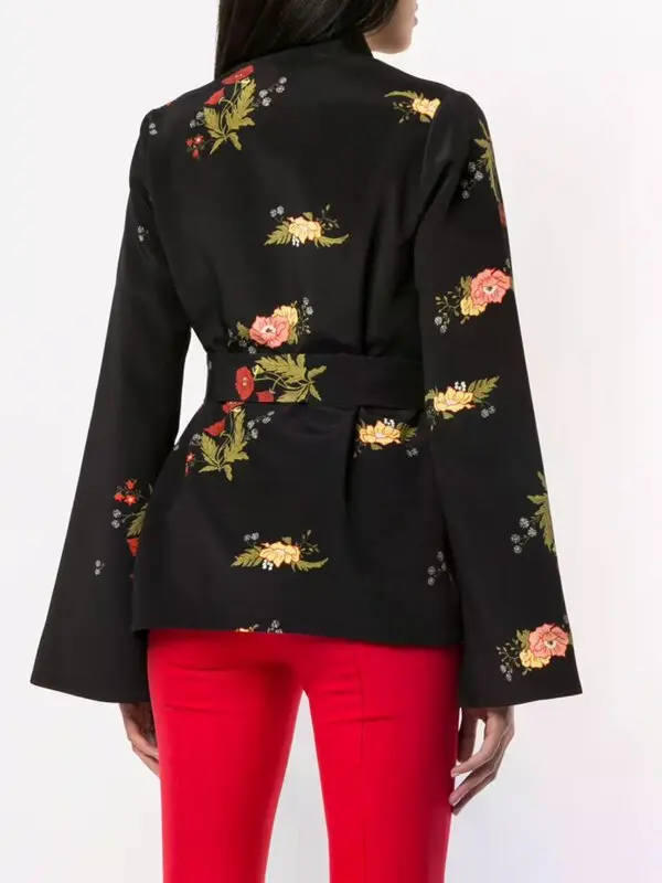 MACGRAW Floral-print Robe Coat