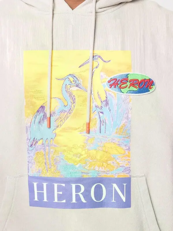 Heron Preston Logo-print Cotton Hoodie