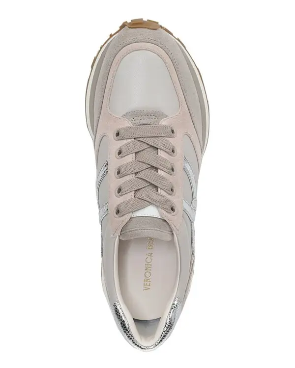 Veronica Beard Valentina 4 Sneakers - Grey Multi