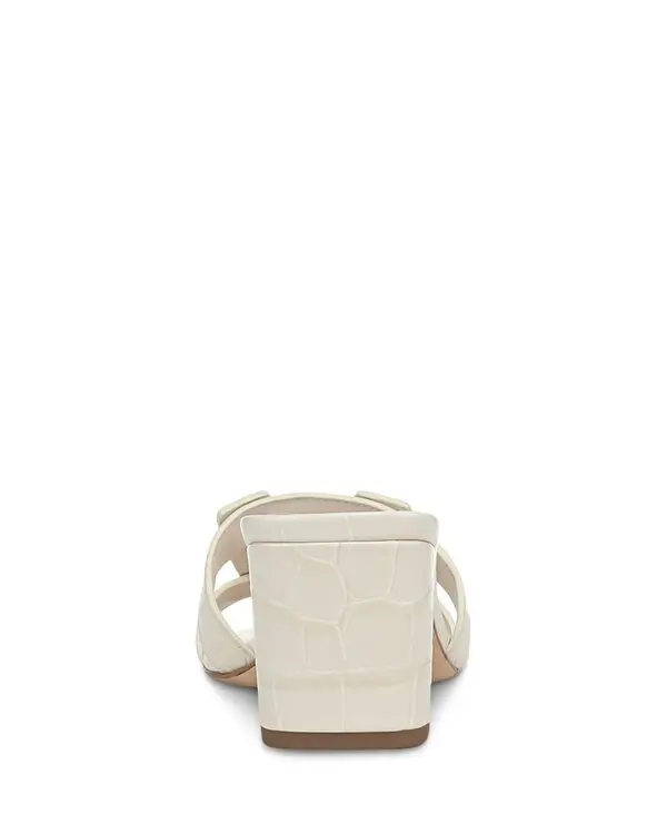 Veronica Beard Via Studded Slide Sandals - Ecru
