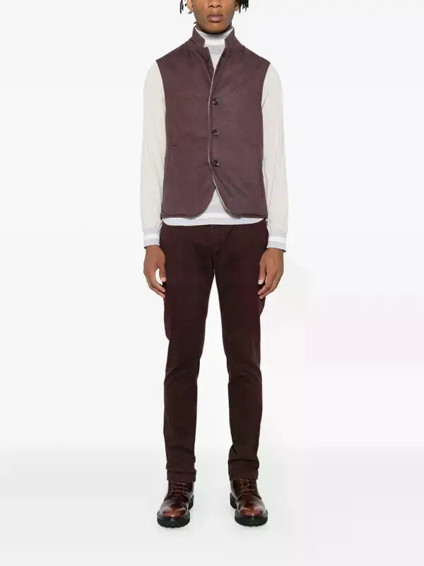 Eleventy Tape Trousers - Red