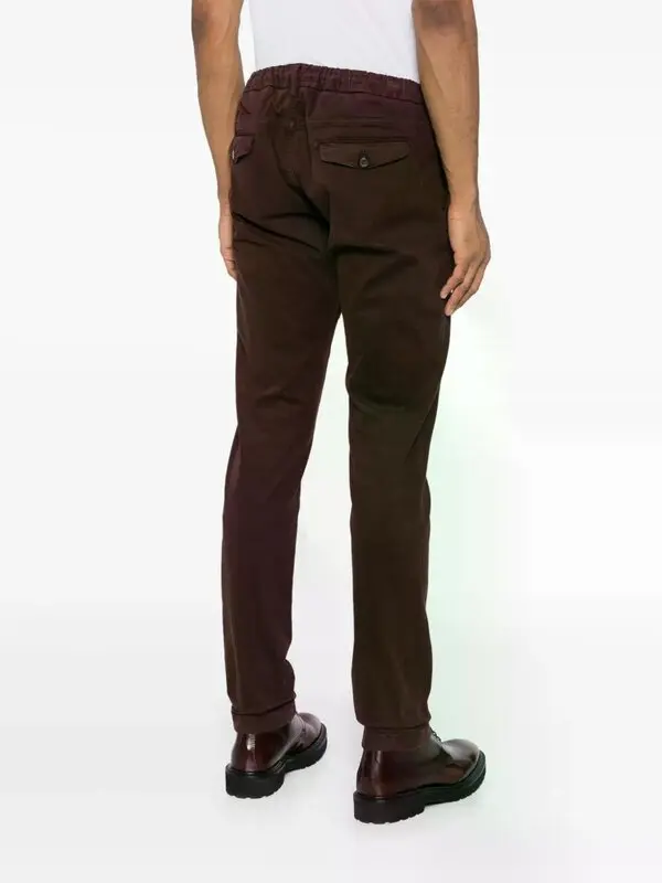 Eleventy Tape Trousers - Red