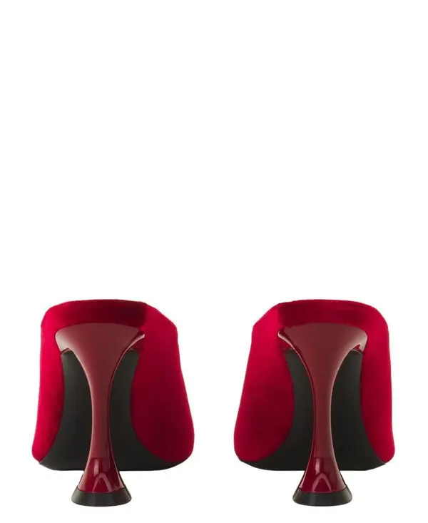 LANVIN Midnight Step Mule - Red