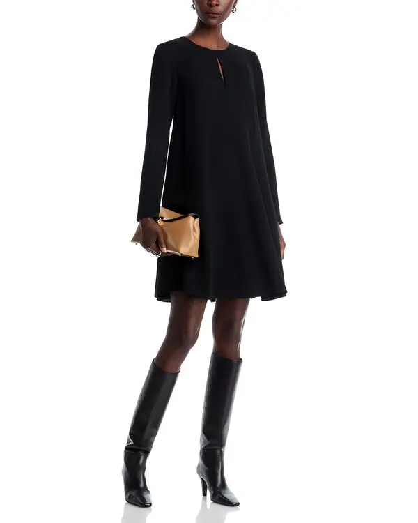 Lafayette 148 New York A-line Godet Dress