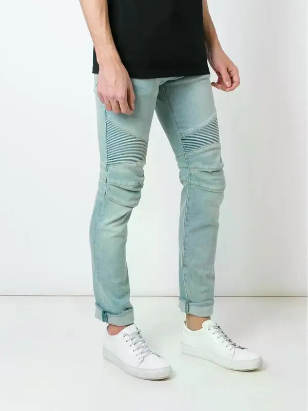 Balmain Biker Jeans - Blue