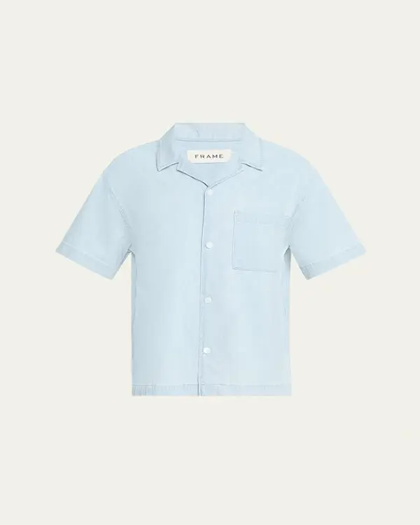 FRAME Short-sleeve Camp Collar Shirt