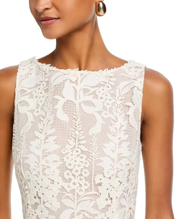 sleeveless lace wedding dresses 60s-inspired Vintage Sleeveless Lace Short Wedding Dresses – loveangeldress main image 1
