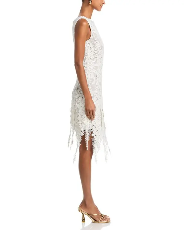 self portrait tiered floral lace dress self-portrait - White Floral Lace Mini Dress main image 1