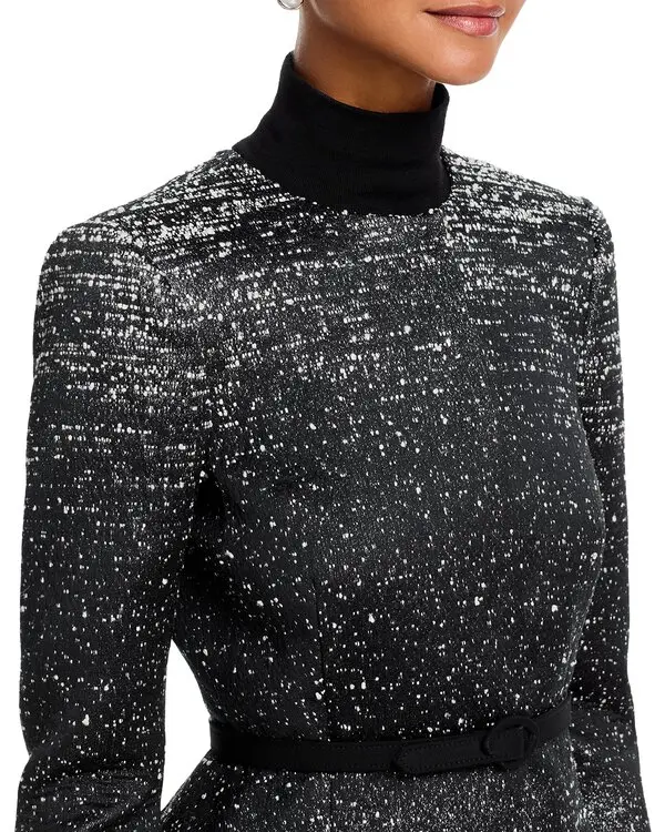 Oscar De La Renta Ombre Boucle Jacquard Jacket
