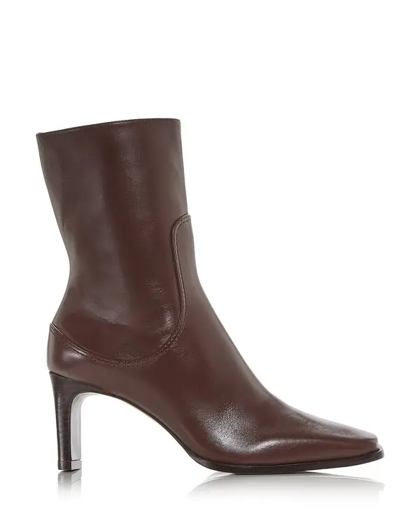 REFORMATION Claudette Ankle Boots - Espresso