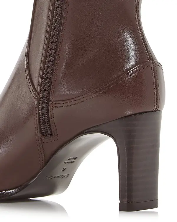 REFORMATION Claudette Ankle Boots - Espresso