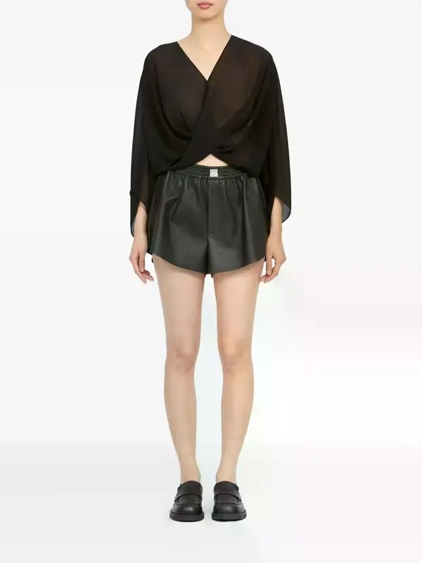 MAISON MARGIELA Draped V-neck Top
