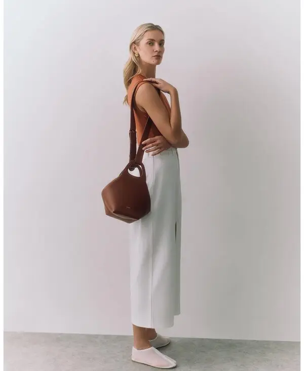 Cuyana Paloma Bag - Dark Chestnut