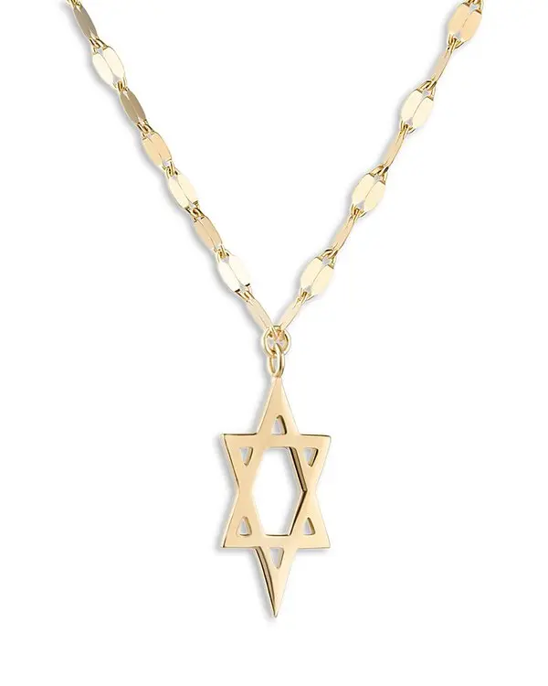 Lana Jewelry Star Of David Pendant Necklace - Gold