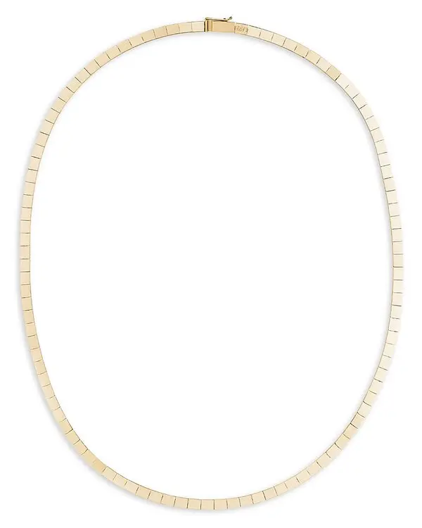 Lana Jewelry 14k Yellow Tile Collar Necklace - Gold