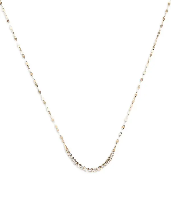 Lana Jewelry 14k Yellow Graduating Diamond Tennis Necklace - Gold