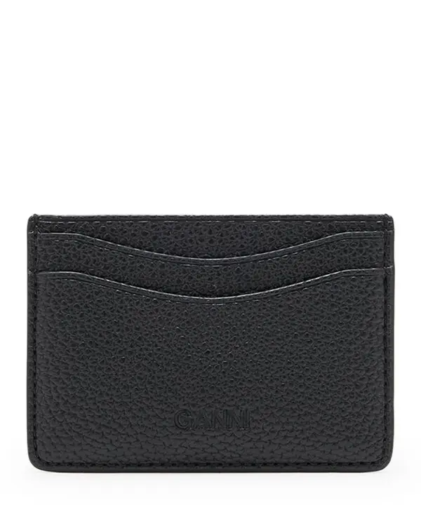 GANNI Bou Card Holder - Black