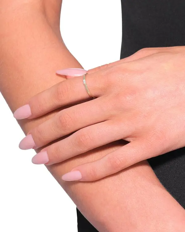 Lana Jewelry 14k Diamond Baguette Solitaire Ring