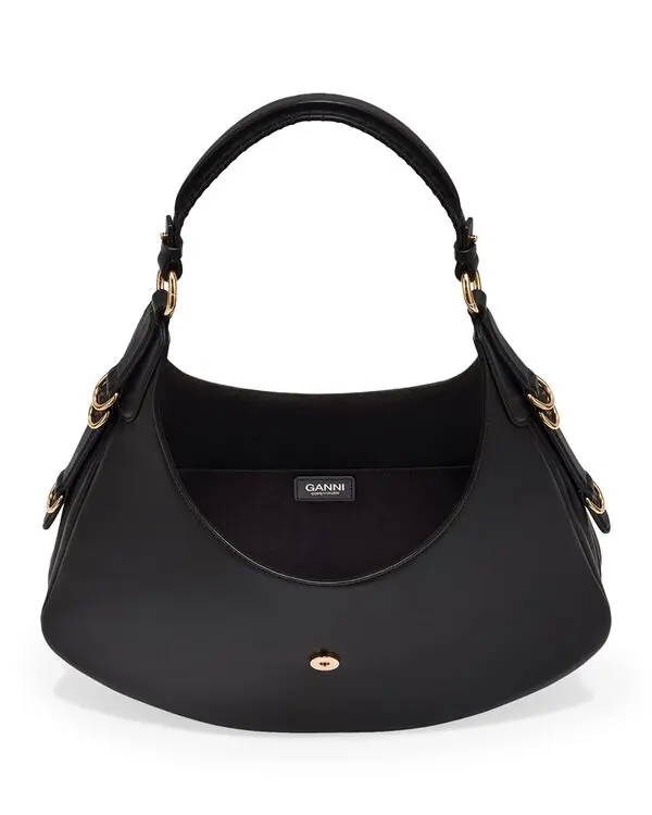 GANNI Small Kat Bag - Black