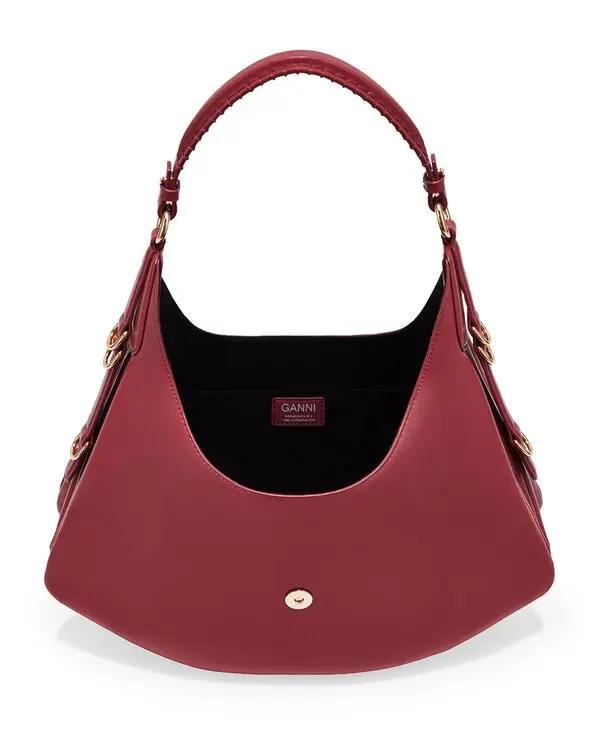 GANNI Small Kat Bag - Red Dahlia