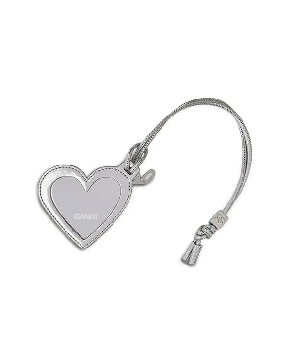 GANNI Bou Heart Mirror - Silver
