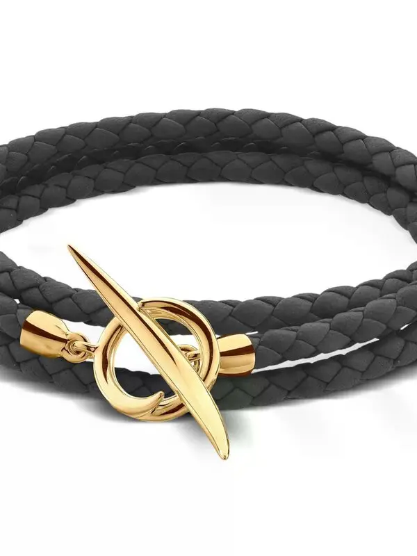 SHAUN LEANE Braided Leather Bracelet