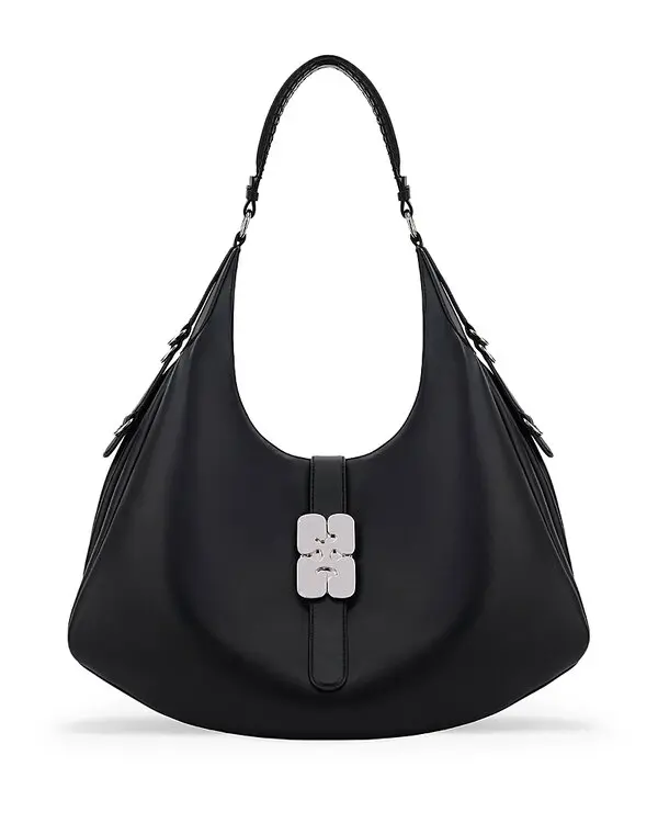 GANNI Large Kat Bag - Black