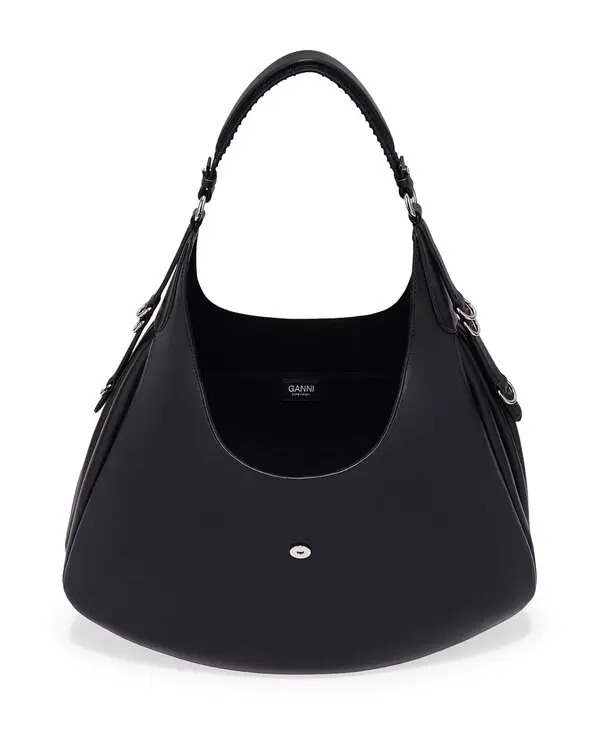 GANNI Large Kat Bag - Black