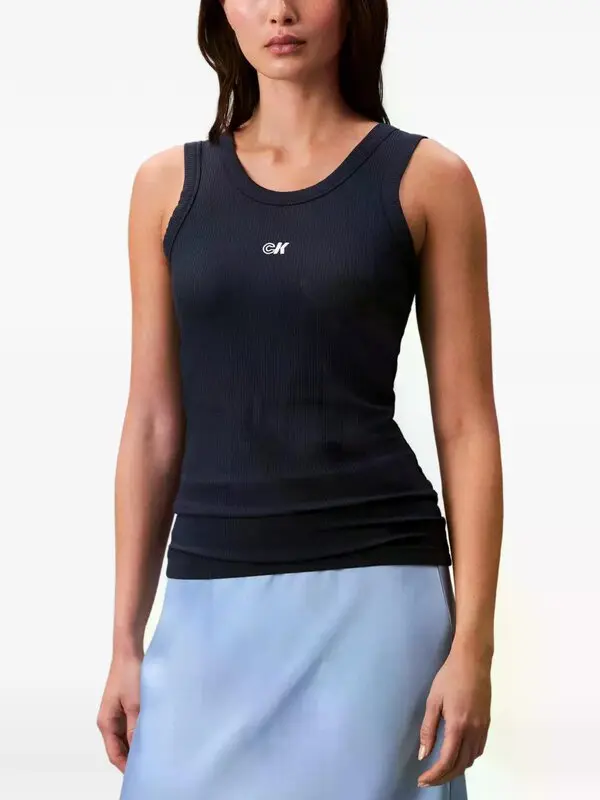 Calvin Klein Logo Ribbed Tank Top