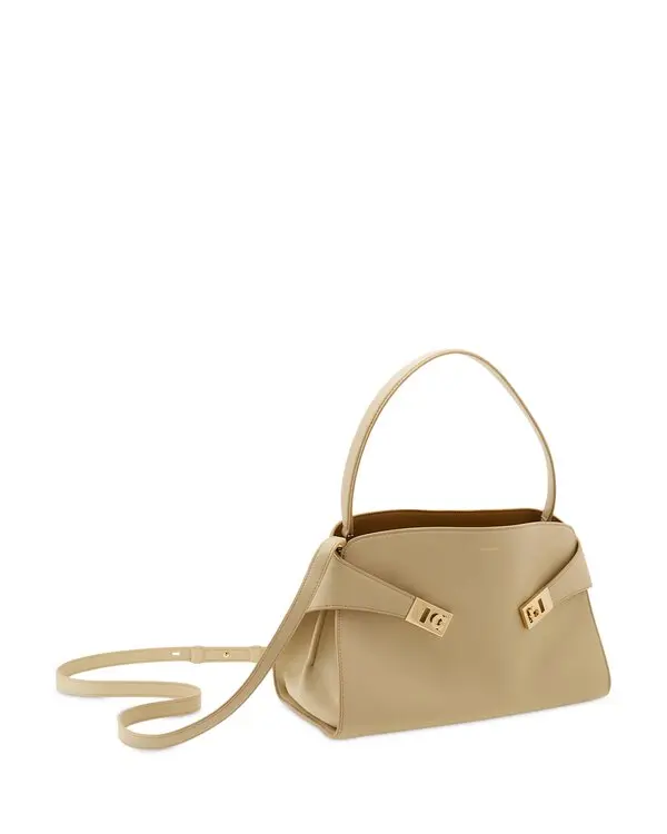 FERRAGAMO Hug Soft Leather Handbag