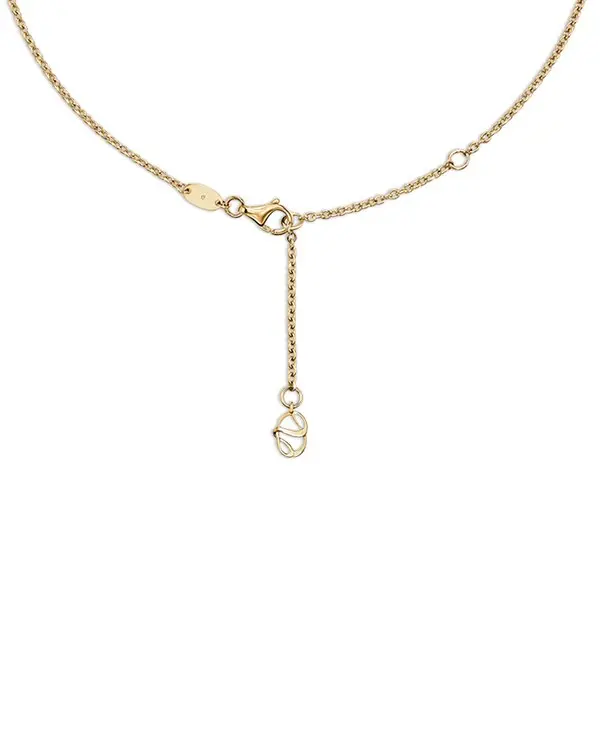 Hearts On Fire 18k Yellow Diamond Flip Drop Pendant Necklace