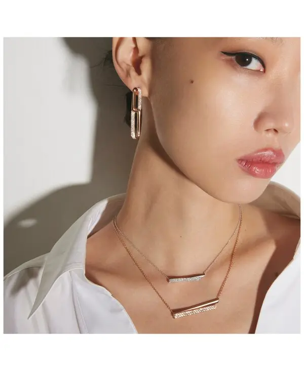 Hearts On Fire Diamond Bar Necklace