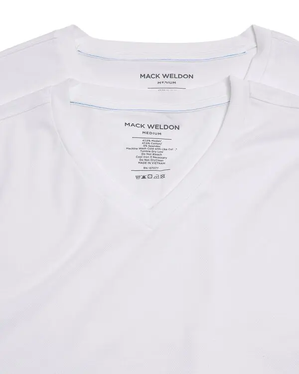 Mack Weldon Cloud V Neck Tee, Pack Of 2