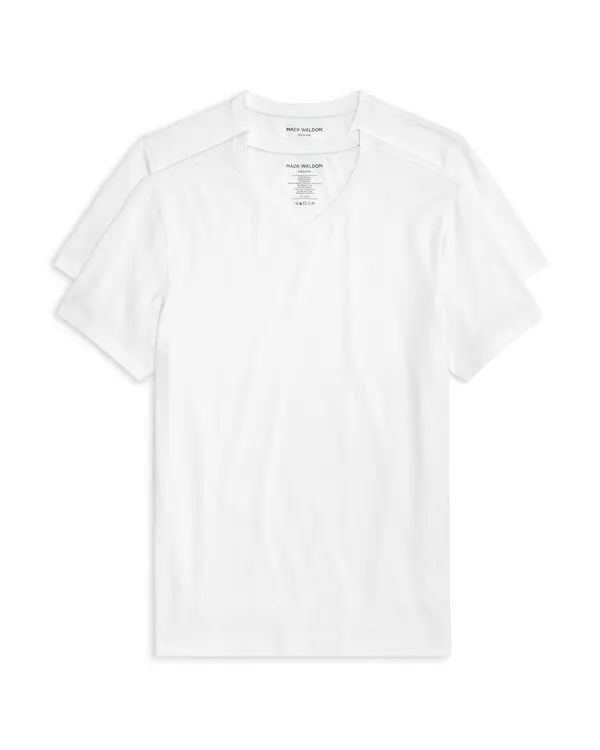 Mack Weldon Cloud V Neck Tee, Pack Of 2
