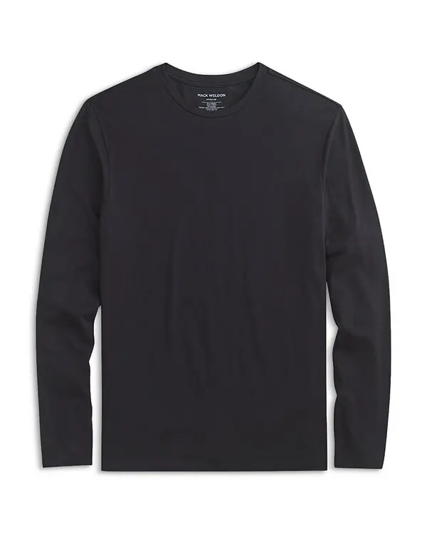 Mack Weldon Cloud Fx Long Sleeve Crew - True Black