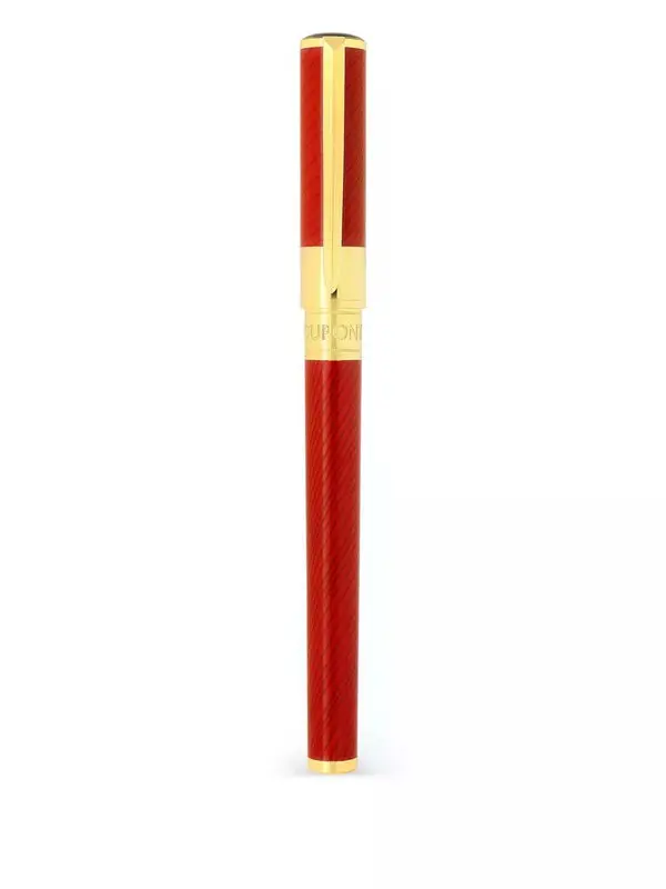 S.t. Dupont Striped Rollerball Pen - Red