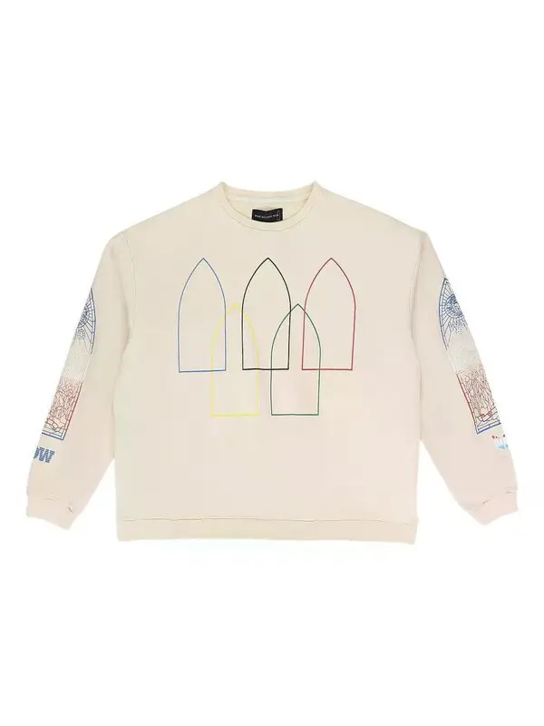 WHO DECIDES WAR Intertwined Windows Graphic Hoodie