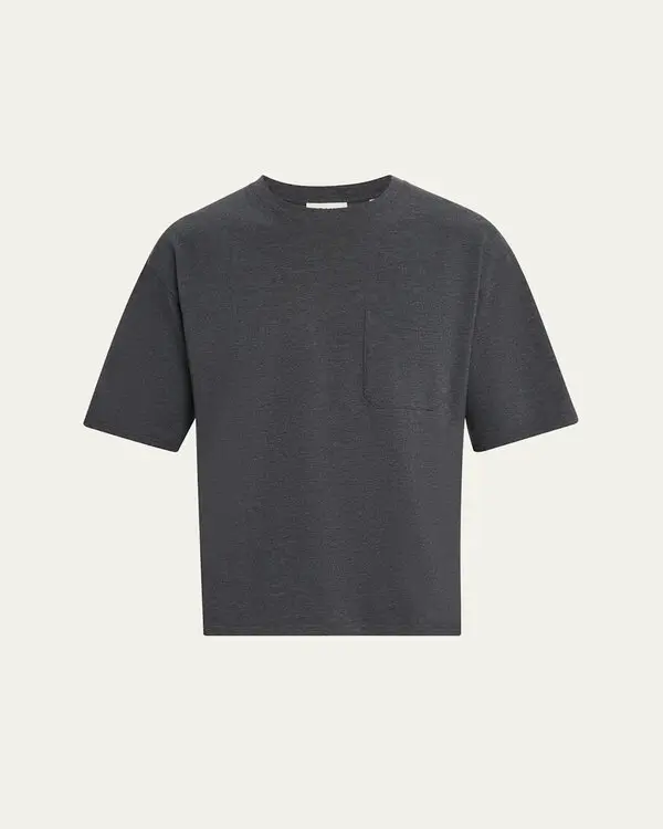 FRAME Pique Relaxed-fit Pocket T-shirt