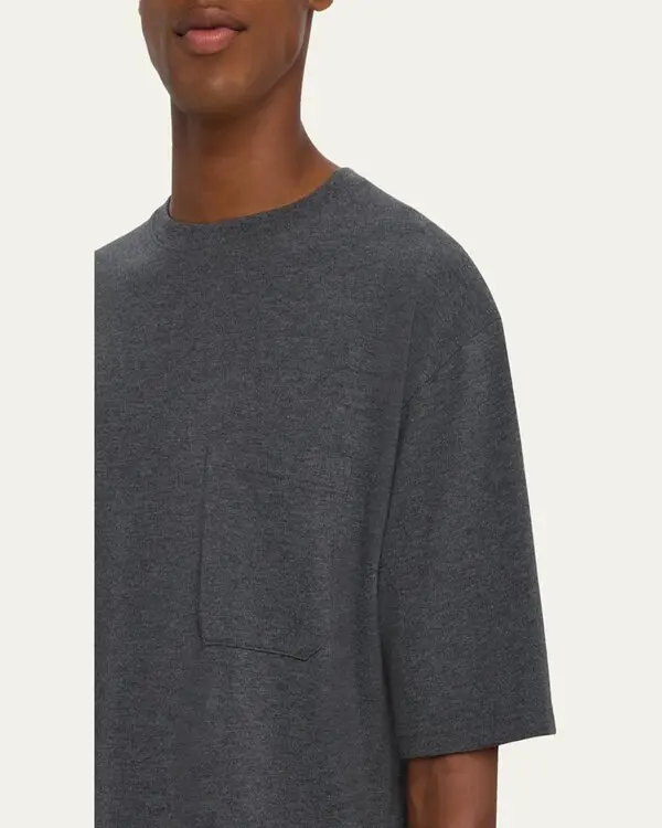 FRAME Pique Relaxed-fit Pocket T-shirt