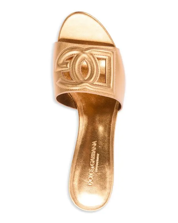 Dolce & Gabbana Leather Slides