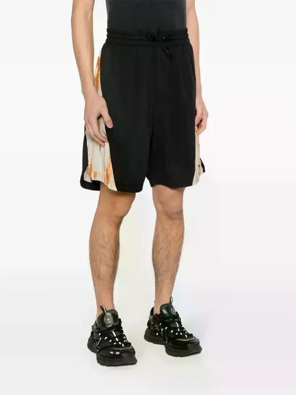Y3 Tie-dye Print Track Shorts