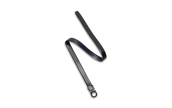 FERRAGAMO Reversible Leather Belt With Gancini Buckle - Nero