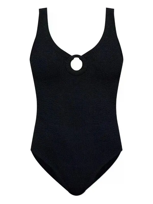 Hunza G Celine Hoops Swimsuit - Black