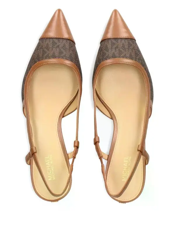Michael Kors Alora Monogram Pointed Pumps