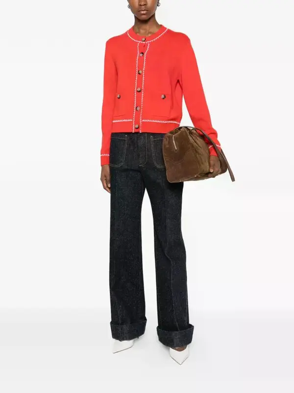ALLUDE Patch-pocket Cardigan