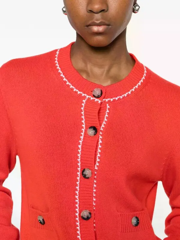 ALLUDE Patch-pocket Cardigan