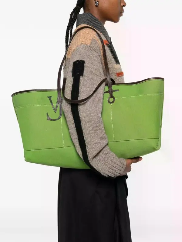 JW Anderson Logo Tote Bag - Green