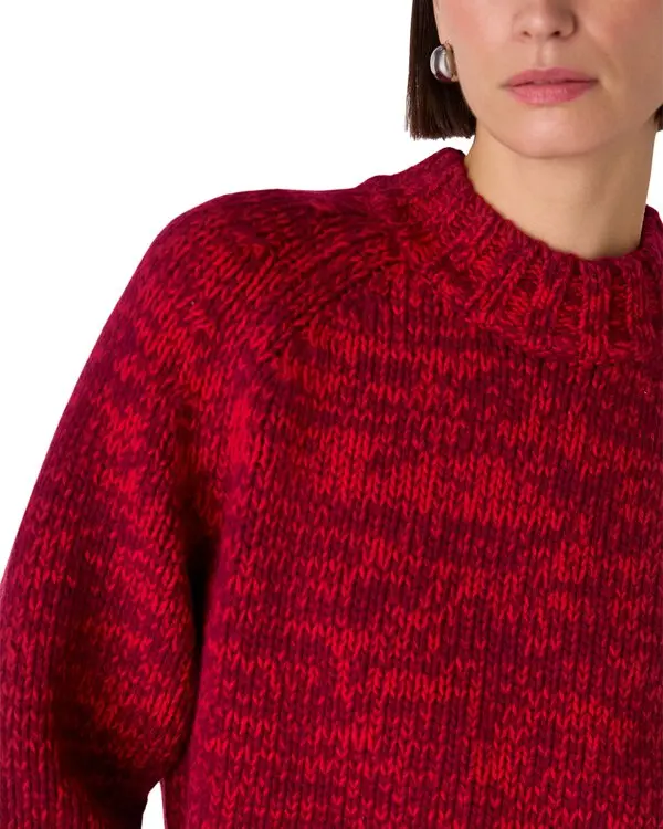 Whistles Chunky Wool Fleck Knit Sweater