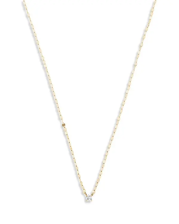 Lana Jewelry Diamond Solitaire Pendant Necklace - Gold