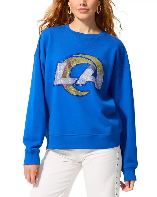 Terez Gemstone Crewneck Sweatshirt - Los Angeles Rams